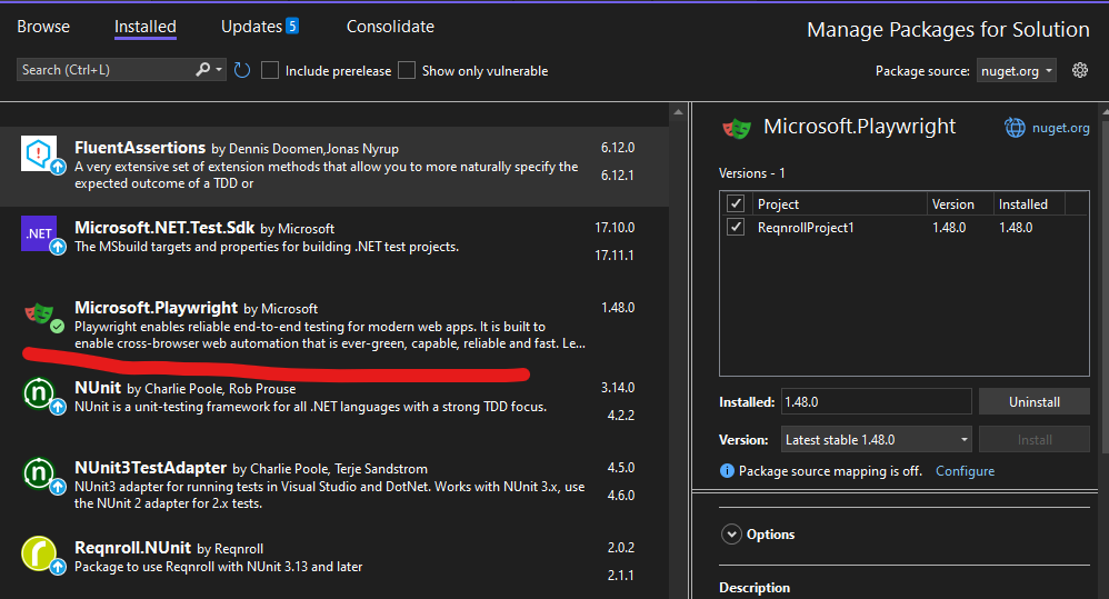 Reqnroll and Playwright in .NET